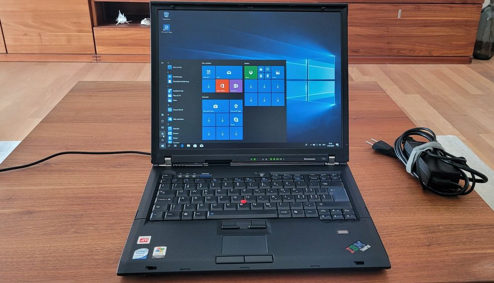 Vintage IBM Thinkpad T60 Lenovo Inkl. 2 Stk.Netzteil (Gebraucht) in ...