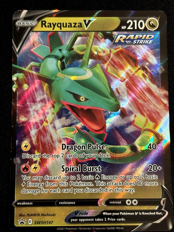 Pokemon Rayquaza V - Promo SWSH 147 - English (Gebraucht) in Bern für ...