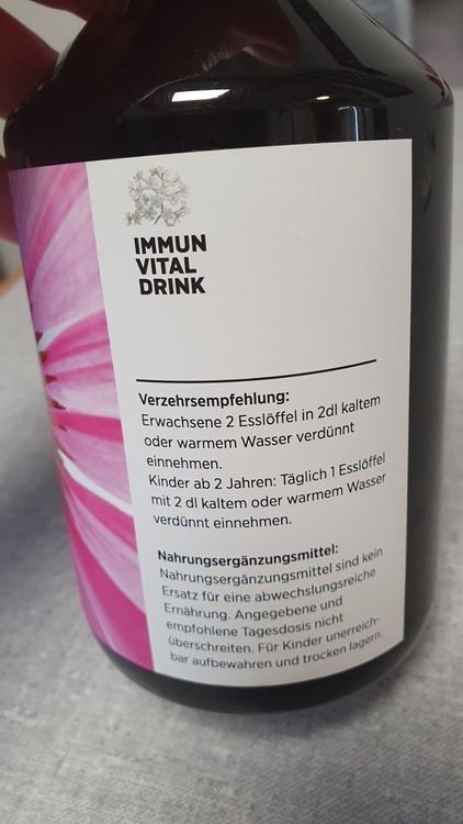 Immun Vital Drink 500ml NEU (Neu und originalverpackt) in für CHF 1 ...