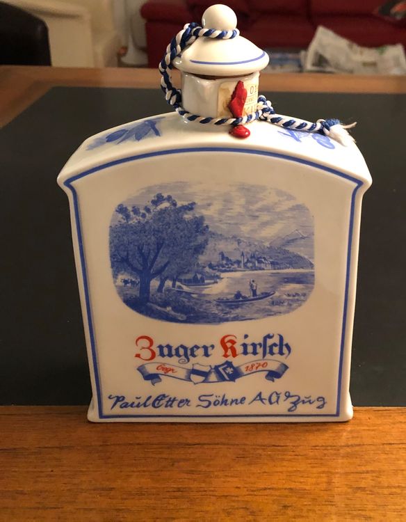 Antike Zuger Kirsch Flasche aus Porzellan | Kaufen auf Ricardo