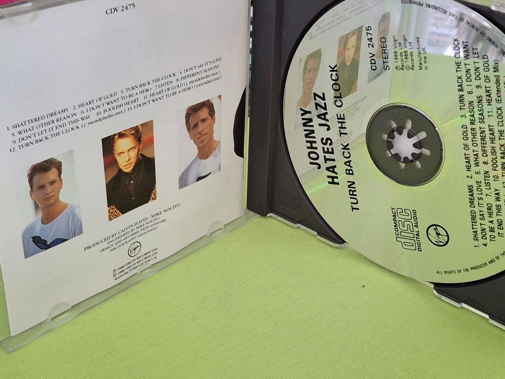 CD Johnny Hates Jazz - Turn Back The Clock (Gebraucht) in Aarberg für ...