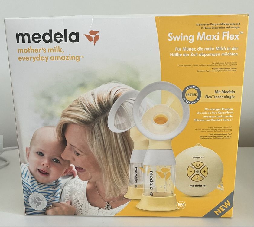 elektrische Doppel-Milchpumpe Medela Swing Maxi Flex NEU (Neu und originalverpackt) in zürich ...