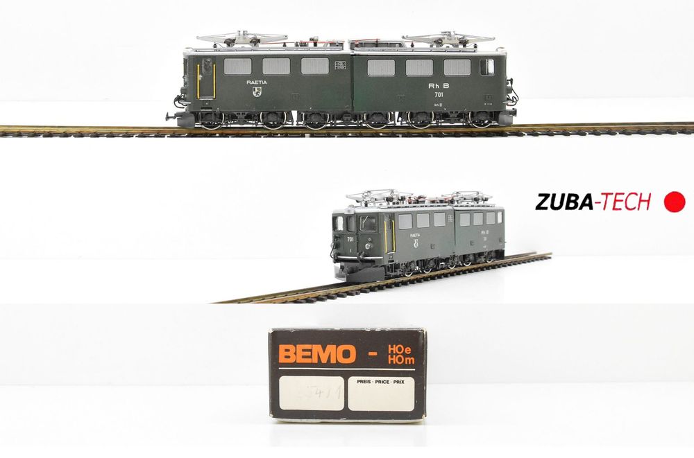 Bemo 1254/1 E-Lok Ge 6/6 II Raetia RhB H0m GS Analog mit OVP (Gebraucht) in St. Gallen für CHF ...