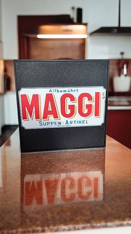 MAGGI Lampe Lithopane Reklame Logo LED Leuchte Leuchtreklame | Kaufen ...