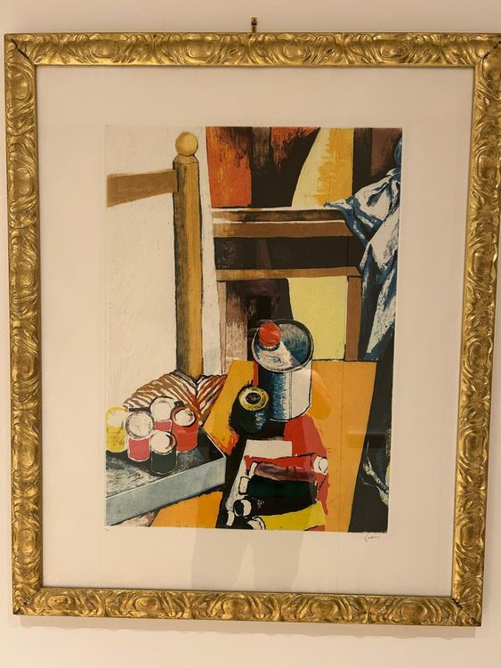 Quadro - Renato Guttuso - Nello Studio - Con certificato (Gebraucht) in ...