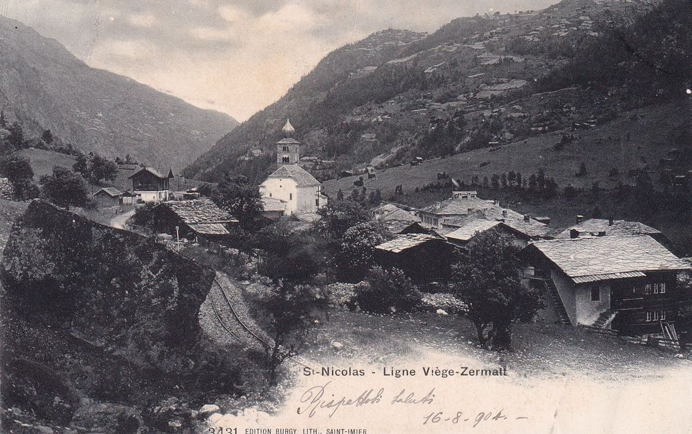 St. Niklaus VS um 1904 (Gebraucht) in Niedergesteln für CHF 11 – mit Lieferung auf Ricardo kaufen