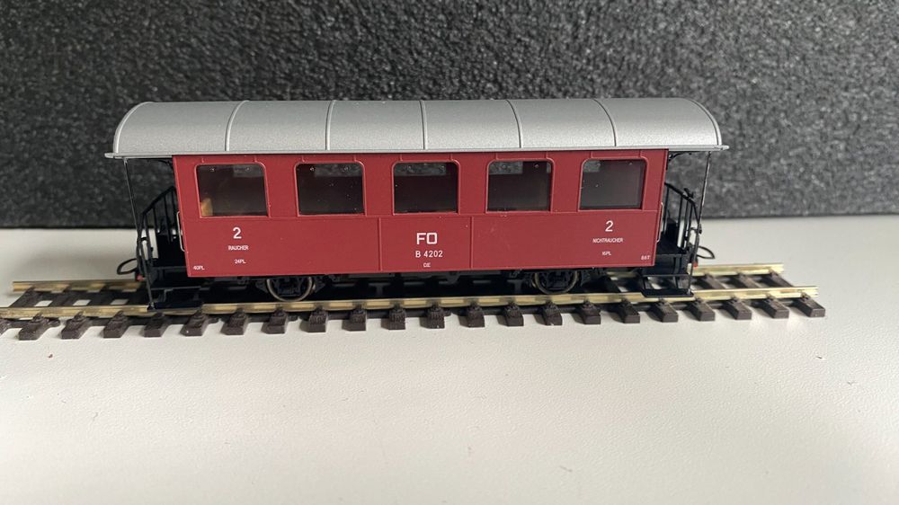 BEMO 3239 212 FO Furka Oberalp Personenwagen B 4202 (Neu (gemäss Beschreibung)) in Hünenberg für ...