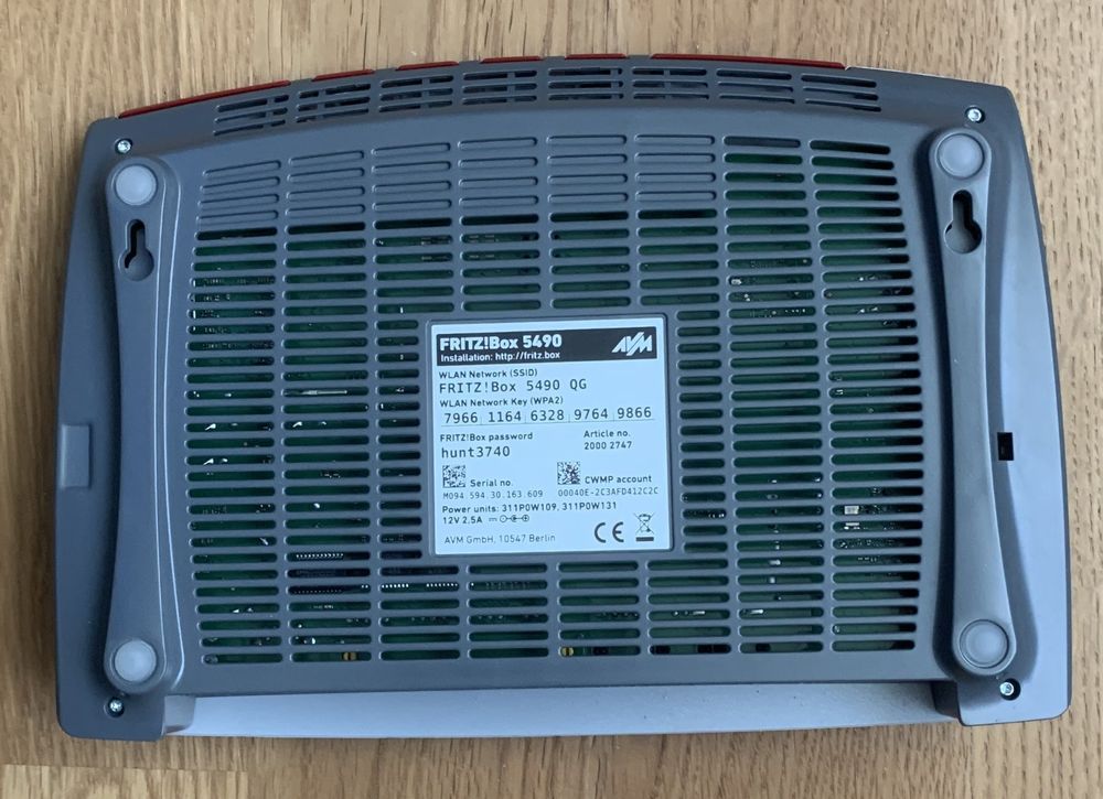 Router FRITZ!Box 5490 | Kaufen auf Ricardo