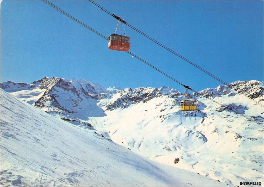 Pontresina GR // 1979 Luftseilbahn Lagalp Winter Piz Palü (Gebraucht ...