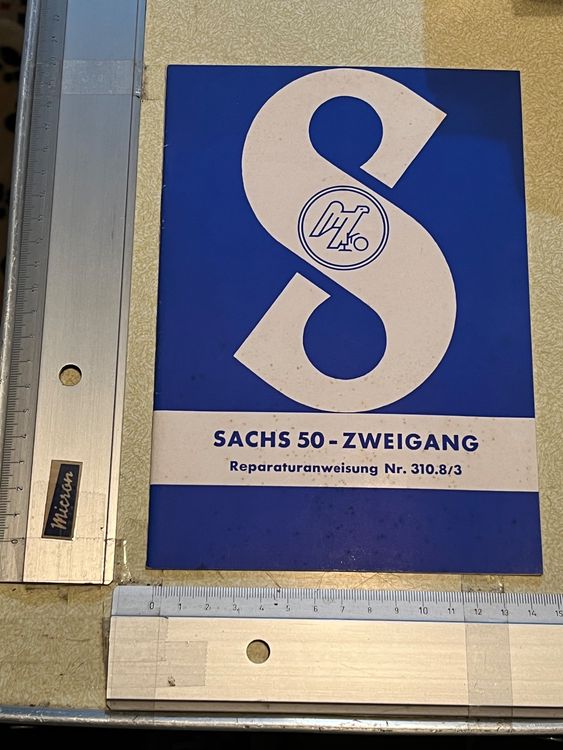 buch, heft, sachs 50 zweigang, reparaturanleitung, 1958? (Gebraucht) in ...