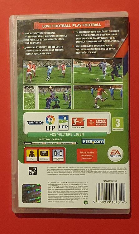 Sony PSP Game (PSP) EA Sports FIFA 12 (Gebraucht) in Illnau für CHF 11 – mit Lieferung auf ...