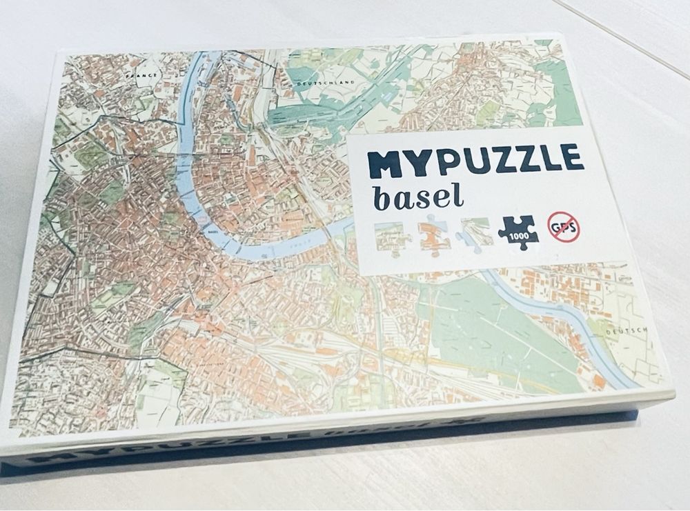 Basel Stadtplan Puzzle 1000 Teile - Wie neu! (Gebraucht) in Gränichen ...