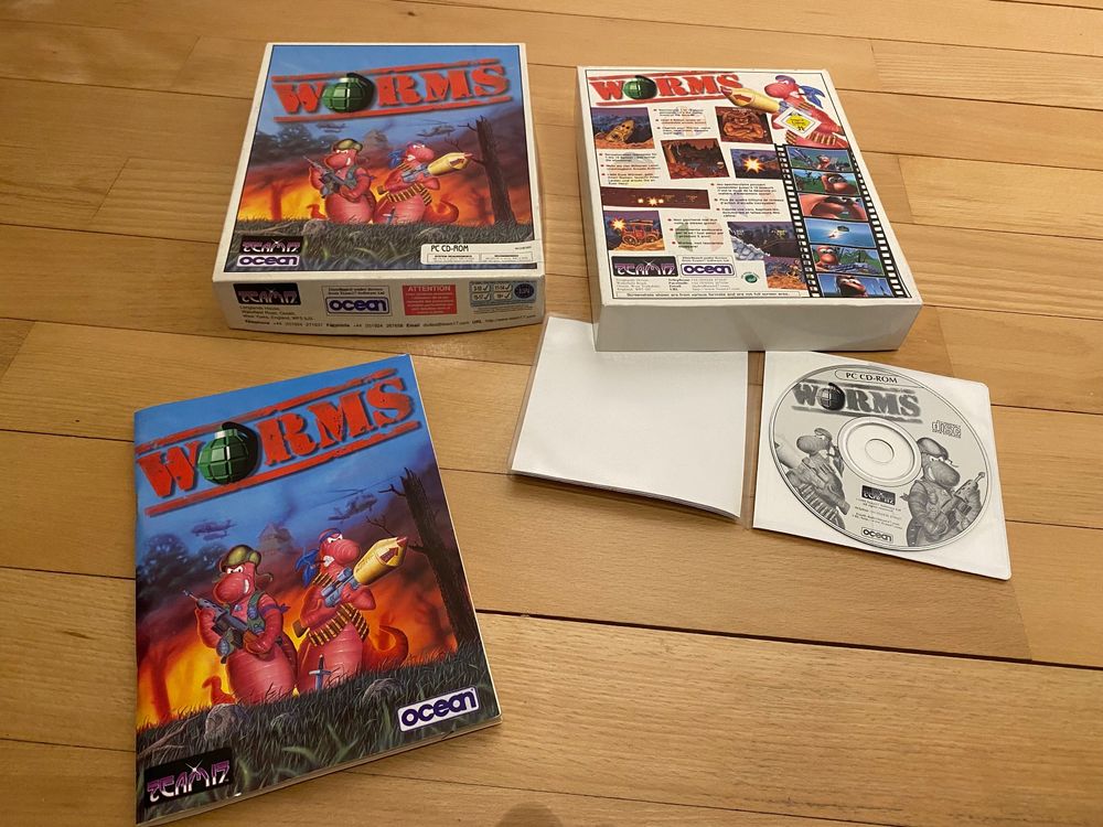 Worms - Kult PC-Game inkl. Box - Vintage 1995 | Kaufen auf Ricardo