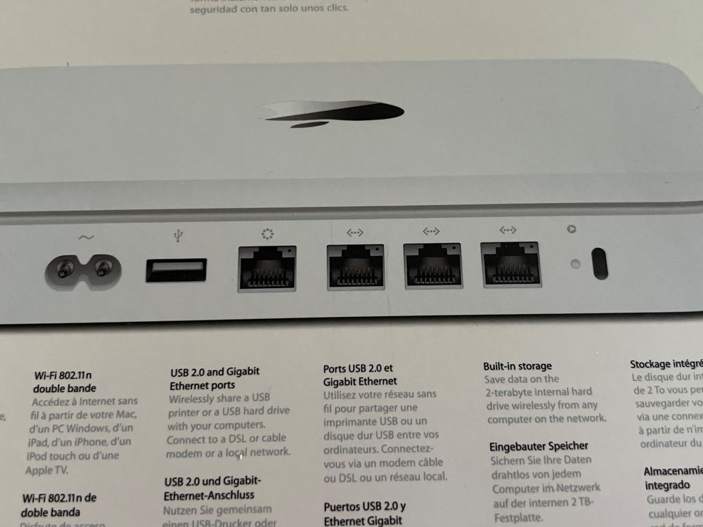 Apple Time Capsule 2TB (A1409) 802.11n Wi-Fi-Festplatte (Gebraucht) in ...