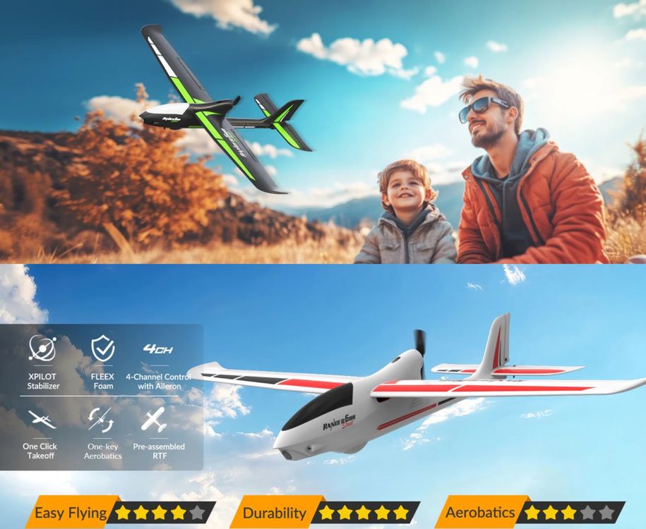 Volantex Ranger 600 STUNT Spannweite: 600mm RTF-Set mit Gyro (Neu und ...