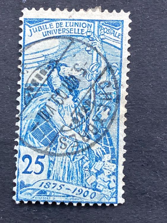 Schweiz 1900 UPU 25 Rp. Vollstempel CHEXBRES 5.VIII.00 | Kaufen auf Ricardo