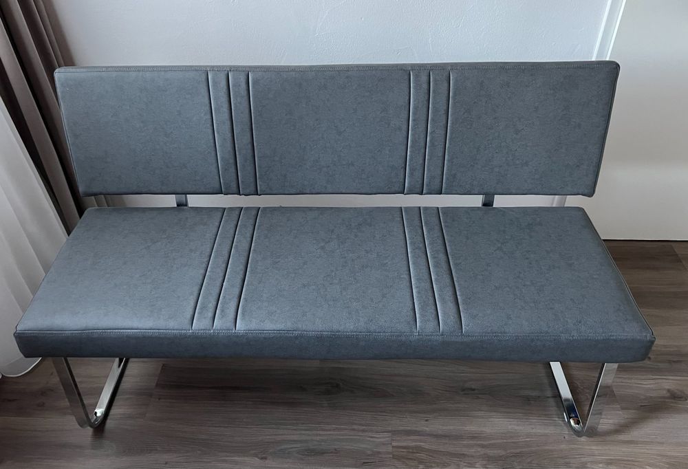 Graue Sitzbank mit Lehne, top Zustand! (Gebraucht) in Boppelsen für CHF ...