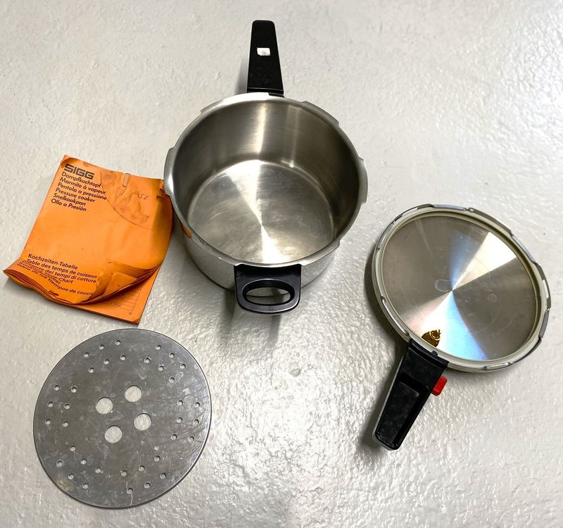 Vintage SIGG Schweiz Dampfkochtopf 5 Liter/22cm TOP Zustand (Gebraucht) in THERWIL für CHF 27 ...