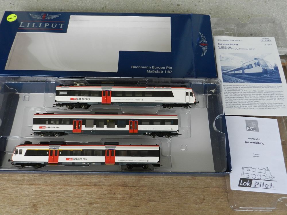 Liliput H0 WS Digital ESU Pendelzug Domino der SBB | Kaufen auf Ricardo