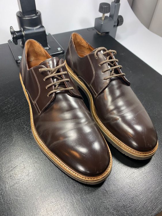 Navyboot Herren Leder schnür Business Schuh 44, guter Zustan (Gebraucht ...