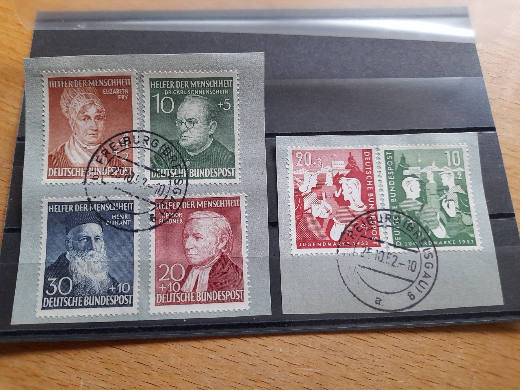 BRD, zwei gute Sätze auf Briefstücken, ab 1.-!!! (Gebraucht) in Biel ...