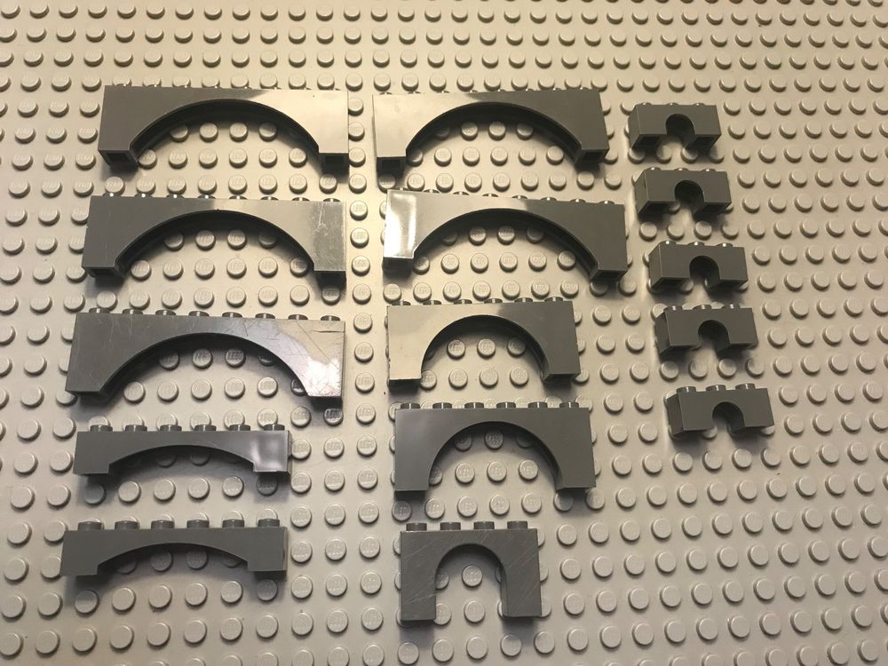 LEGO Bogenstein dunkel grau | Kaufen auf Ricardo