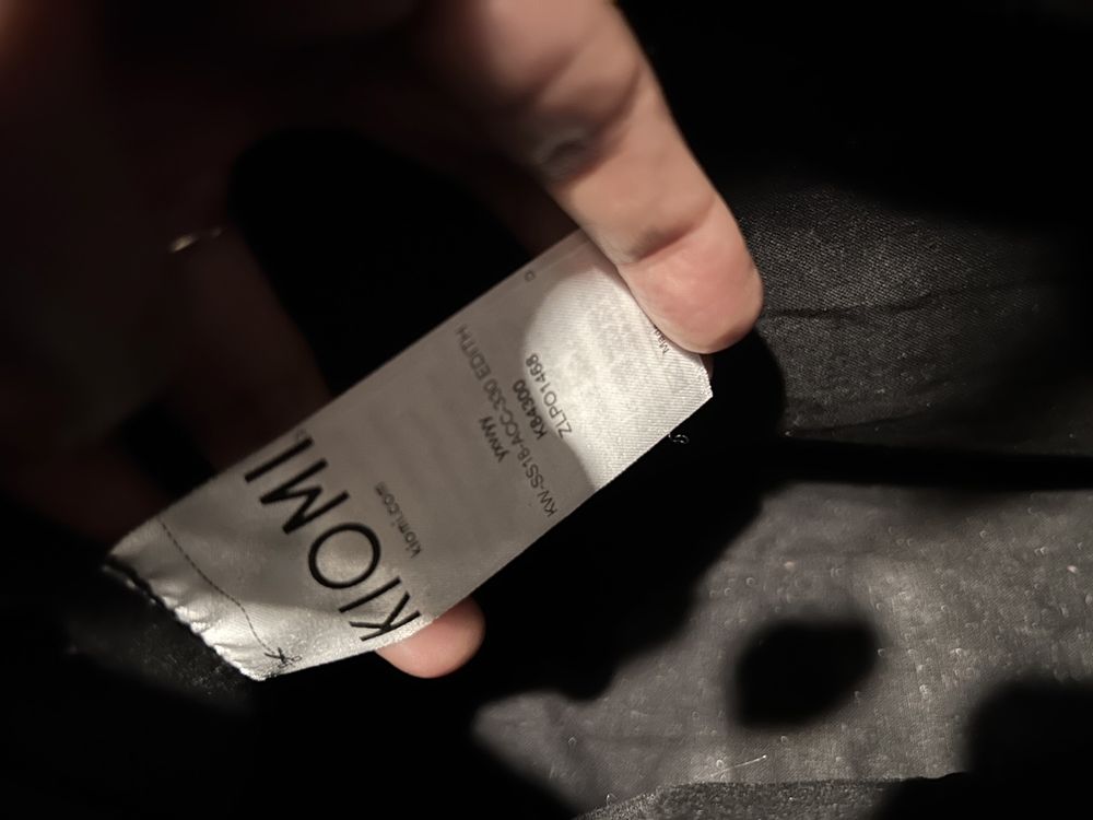 KIOMI Black Leather & Suede laptop Bag, Winter Essential (Neu (gemäss ...