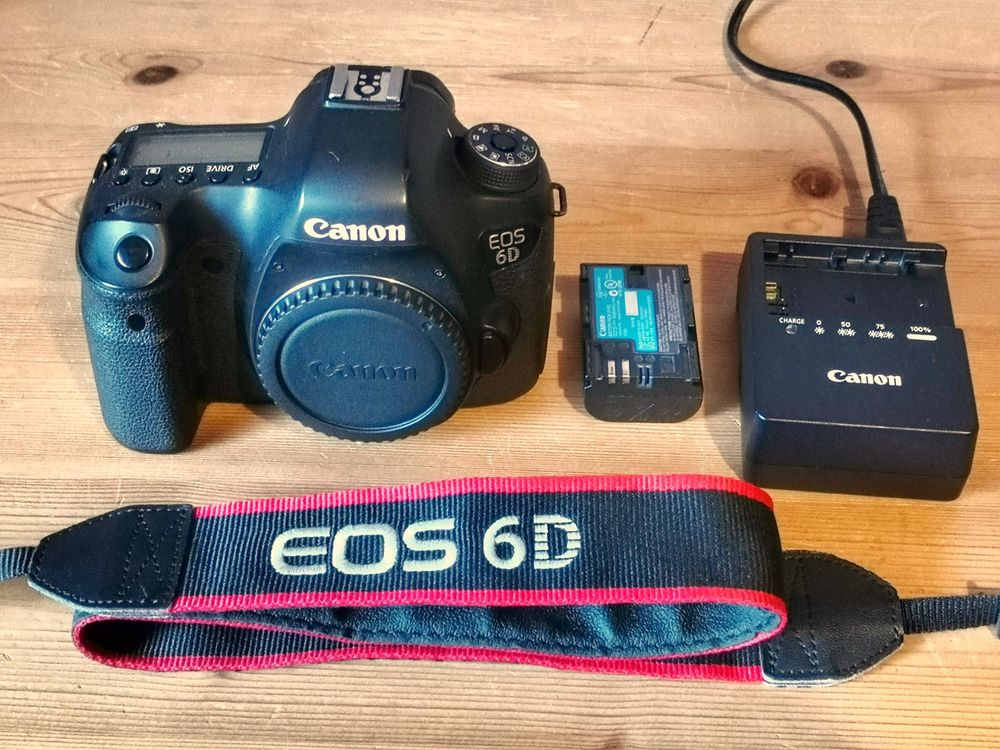 Canon EOS 6D body, mit Akku und Ladegerät (Gebraucht) in Fortunau ...