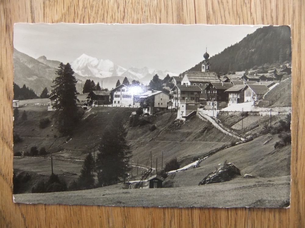 Blitzingen im Goms 6.8.1937 mit Furkabahnstempel (Gebraucht) in St. Niklaus VS für CHF 7 – mit ...