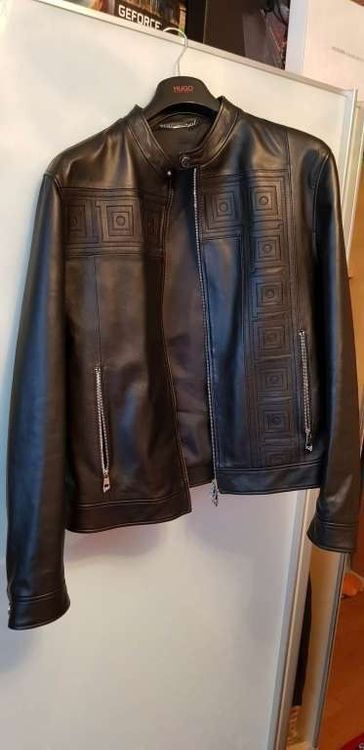 Versace Collection Leder Jacke Gr. L 54 (Neu (gemäss Beschreibung)) in ...