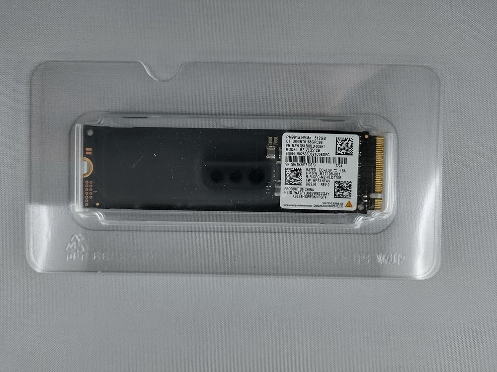 Samsung SSD PM991a NVE 5125GB M.2 2280 (MZ-VLQ512B) | Kaufen auf Ricardo