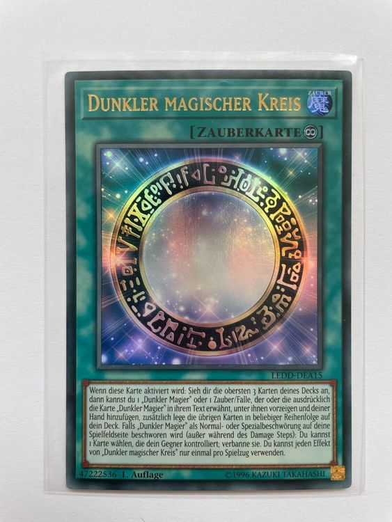 Yugioh Dunkler magischer Kreis Ultra Rare LEDD | Kaufen auf Ricardo