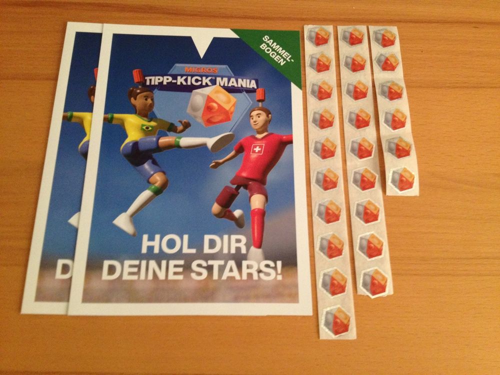 MIGROS Tipp-Kick Mania 25 Sticker (Neu und originalverpackt) in Bassecourt für CHF 3 – mit ...