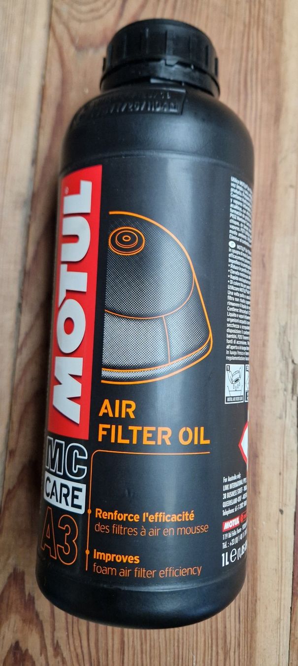 Motul Air Filter Oil, 1 Liter, Neu, OVPMotorrad Luftfilteröl (Neu und ...