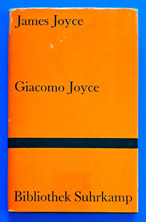 James Joyce: Giacomo Joyce. Bibl. Suhrkamp 1970 d/e | Kaufen auf Ricardo