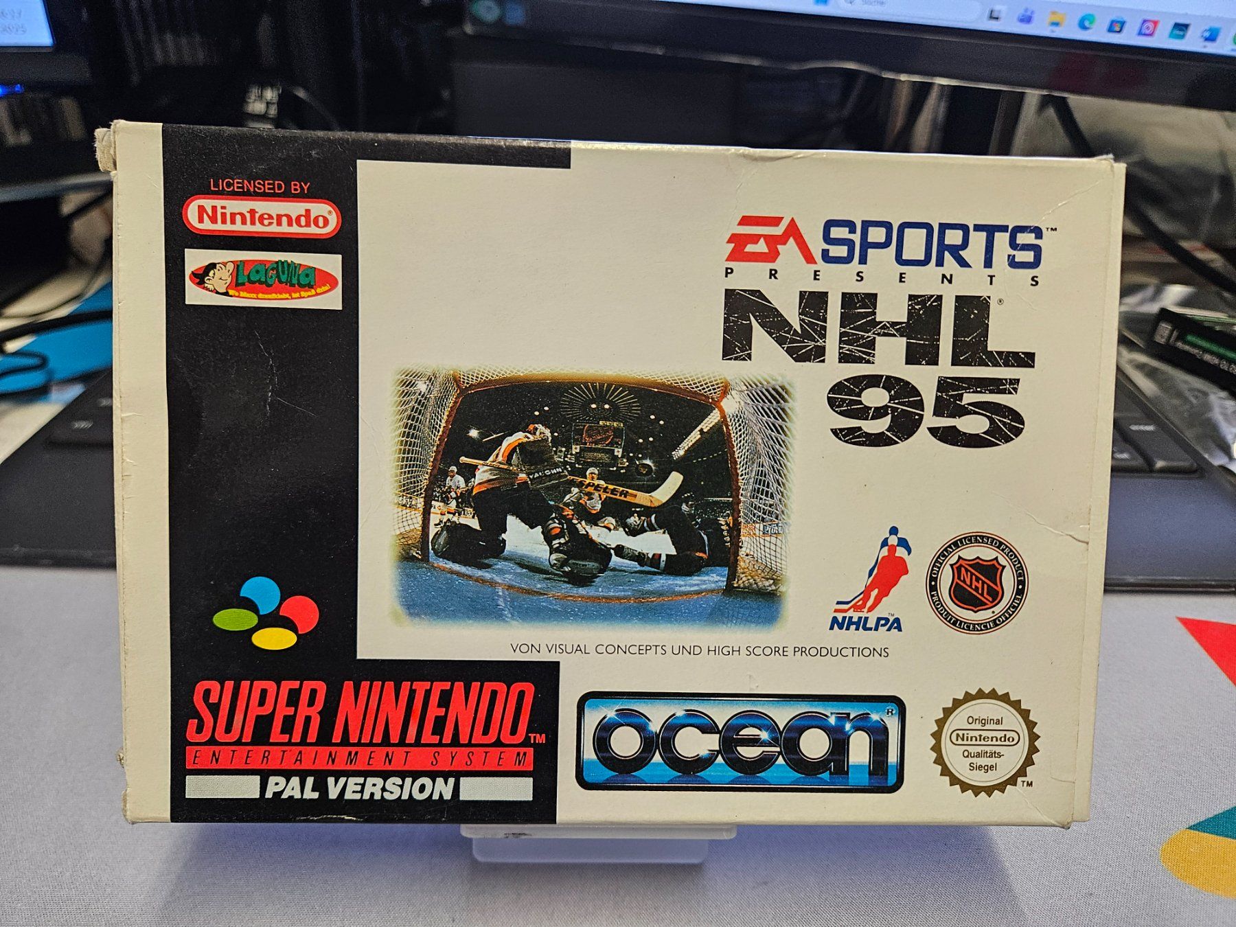 Super Nintendo NHL 95 - Komplett mit OVP & Anleitung! (Gebraucht) in ...