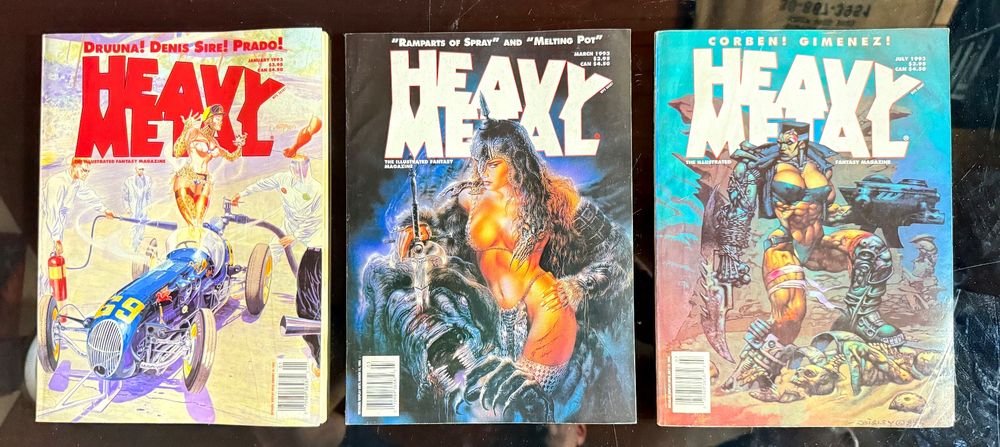 Heavy Metal Magazin in English, Vintage Comic Hefte, Top! (Gebraucht ...