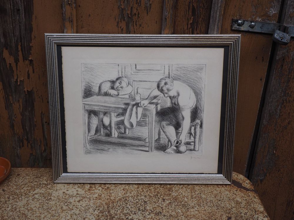 Lithografie: Wilhelm Gimmi, 1886-1965, Schweizer Künstler (Gebraucht ...