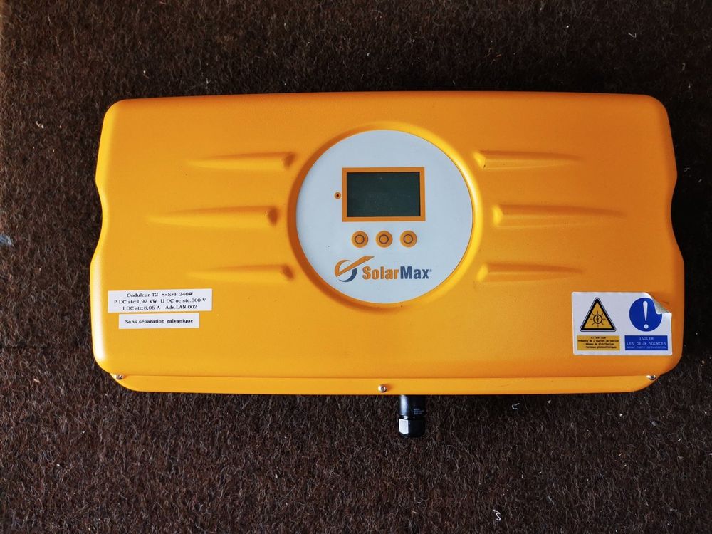 Onduleur Solarmax 2000S (D'occasion) à Cottens FR pour CHF 113 – avec livraison | Acheter sur ...