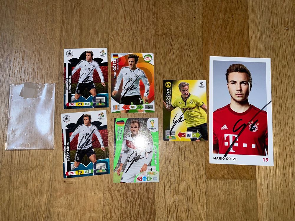 Lot autographes Mario Gotze | Kaufen auf Ricardo