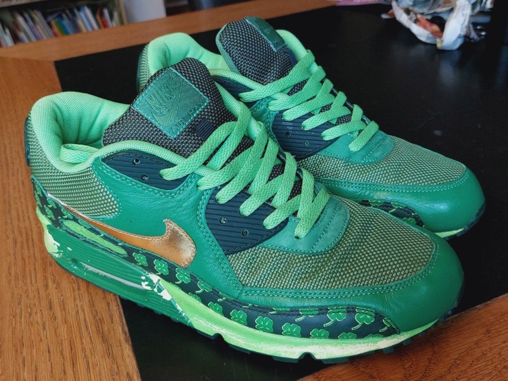 Vintage Nike Air Max 90 St. Patty's Day (2007) Gr.45 (Gebraucht) in ...