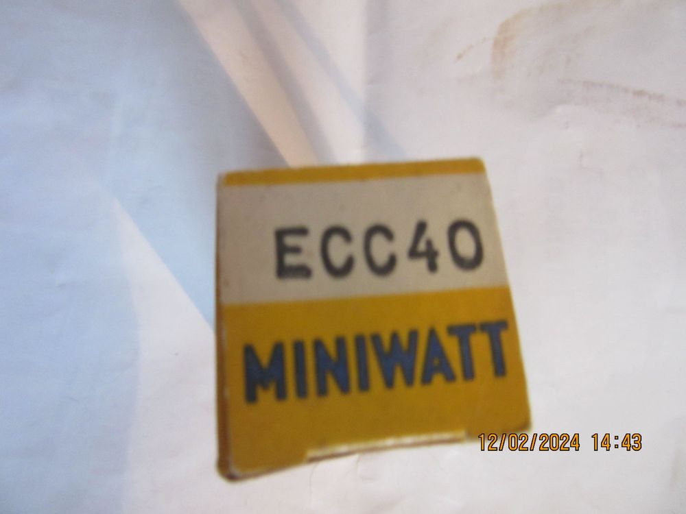 Elektronen-Röhre ECC40 (Neu und originalverpackt) in Rüdlingen für CHF 14 – mit Lieferung auf ...