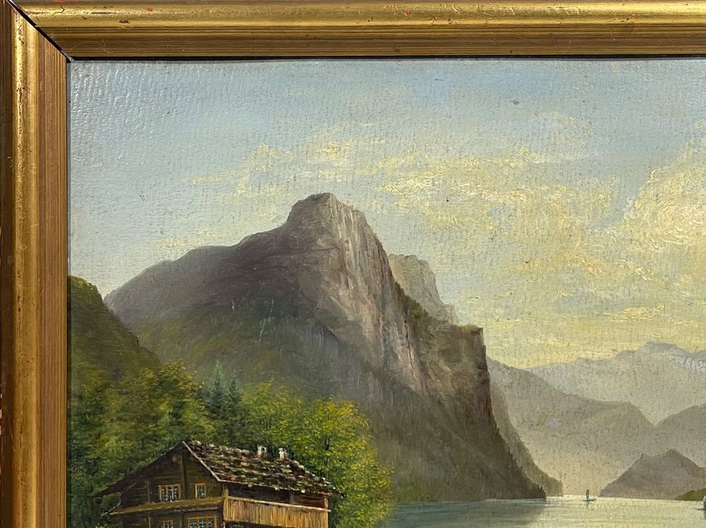 Berglandschaft Gemälde | Kaufen auf Ricardo