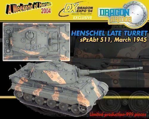 Dragon Königstiger DX Expo USA 04 60100 Panzer WW2 Wehrmacht (Neu und ...