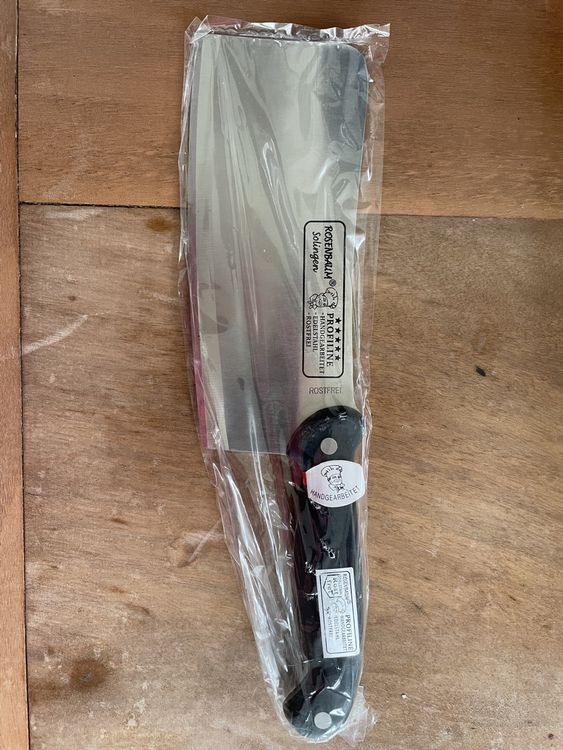 Neues Hackbeil rostfrei, handgearbeitet 🔪 (Neu und originalverpackt) in ...