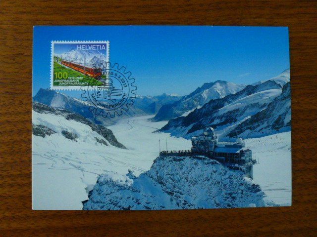 Maximumkarte Jungfraujoch. Ausgabetag 8.3.2012 | Kaufen auf Ricardo