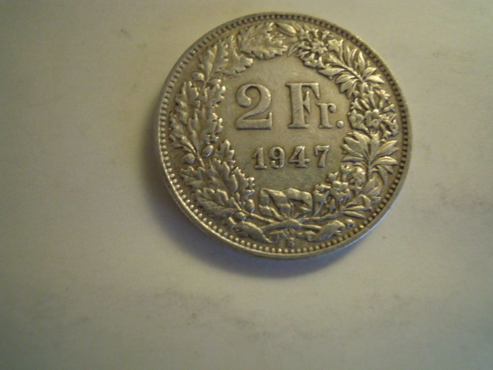 2 Fr. 1947 (Gebraucht) in Kriegstetten für CHF 7.8 – mit Lieferung auf Ricardo kaufen