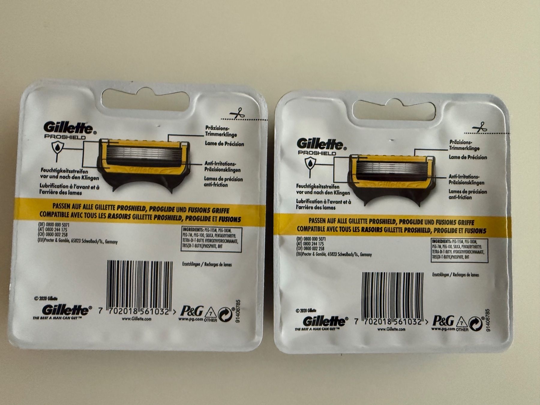 Gillette ProShield, 12 pcs (Neu und originalverpackt) in St-Gingolph ...