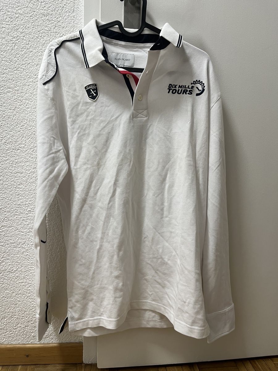 Alain Figaret Herren Polo Langarm, Grösse L, Top Zustand! (Neu (gemäss ...