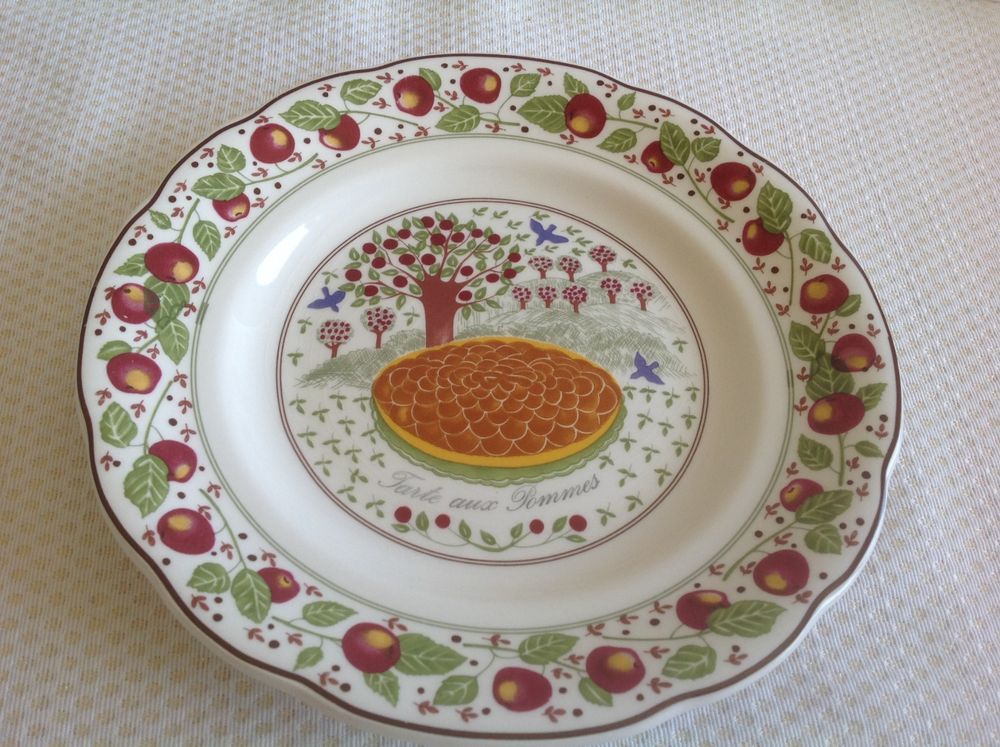 Gien - Marie-Pierre Boitard - Les Tartes - assiette dessert (D'occasion ...